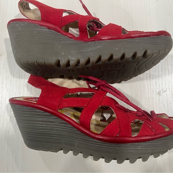 Fly London | Shoes | Fly London Red Womens Sandals | Poshmark